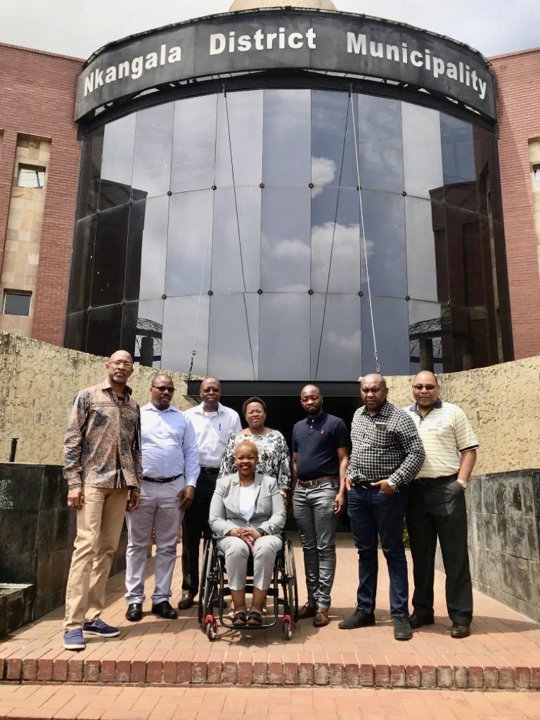 South African trainees with Christian Epps – Africans in America